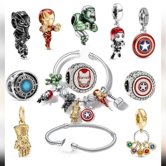 Marvel | Jewelry | Marvel Avengers Charms | Poshmark